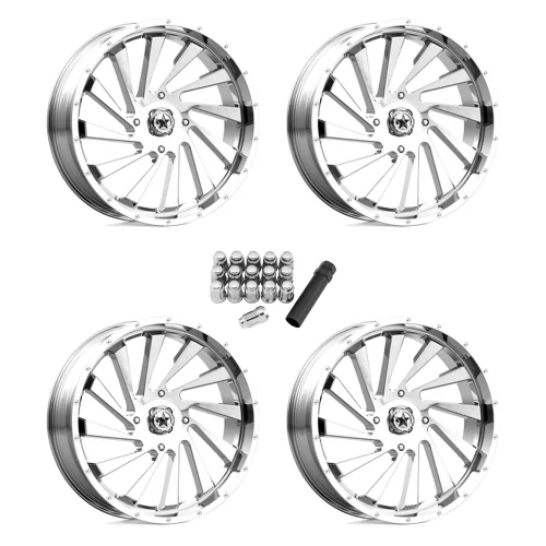 MSA M46 Blade Chrome 22x7 Wheels/Rims (Full Set)