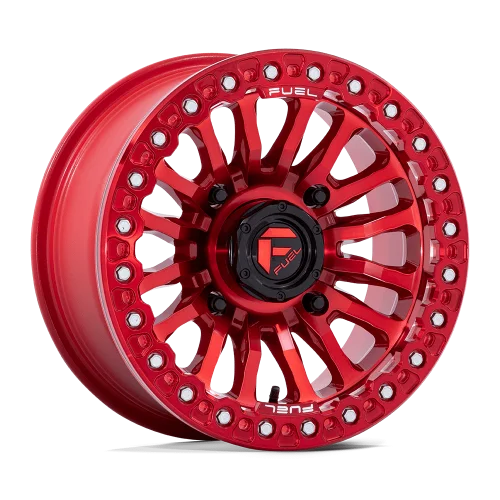 Fuel Off Road Rincon Candy Red 15x7 Beadlock Wheels/Rims (Full Set)