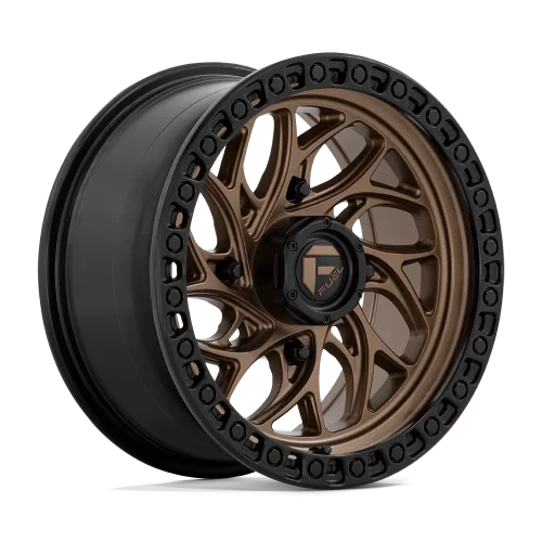 Tusk Terrabite 35x10.5-15 Radial Tires on Fuel Runner Matte Bronze Wheels