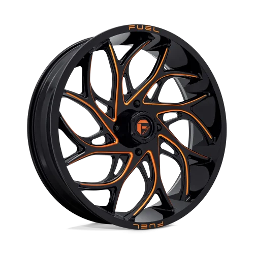 BKT AT 171 40x10-22 Tires on Fuel Runner Candy Orange Wheels