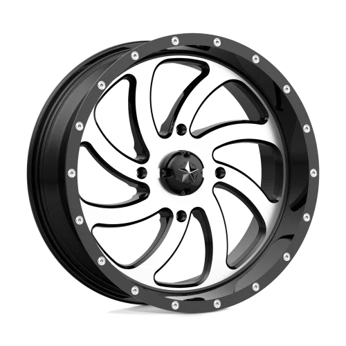 BKT AT 171 35x10-18 Tires on MSA M36 Switch Machined Wheels