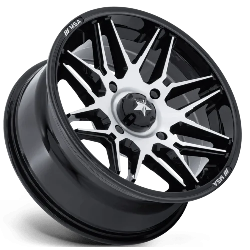 MSA M52 Radar Machined 15x7 WheelsRims (Full Set)