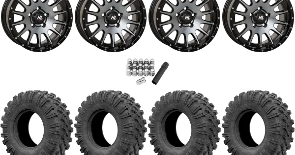 EFX MotoRavage 30x10-15 (8ply) Radial Tires on High Lifter HL25 Dark ...