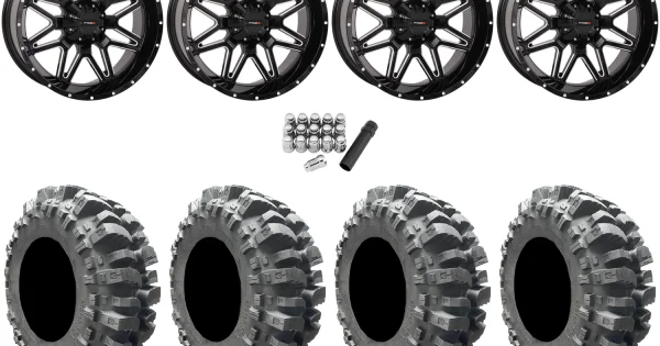 Interco Bogger 35x9.5-20 Tires on System 3 Offroad ST-7 Gloss Black ...