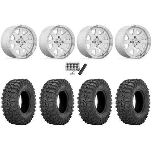 Sedona Rock-A-Billy 28x10-14 Tires on MSA M54 Spark Polished Wheels
