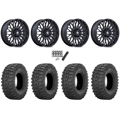 Sedona Rock-A-Billy 32x10-15 Tires on MSA M50 Clubber Matte Black DDT ...