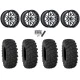 System 3 XTR370 28x10-14 Tires on MSA M52 Radar Machined Wheels