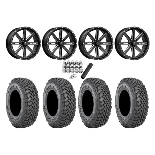 Toyo Open Country SxS M/T 33x9.5-R15 Tires on MSA M41 Boxer Wheels