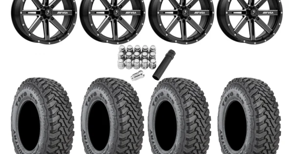 Toyo Open Country SxS M/T 33x9.5-R15 Tires on MSA M41 Boxer Wheels
