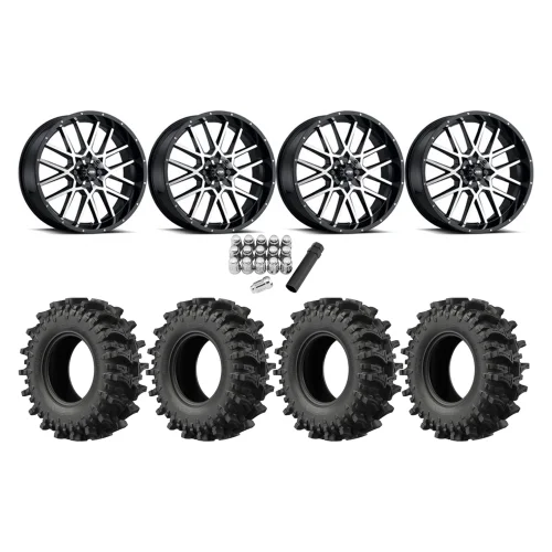 EFX MotoSlayer 32x9.5-18 Tires on ITP Hurricane Machined Wheels