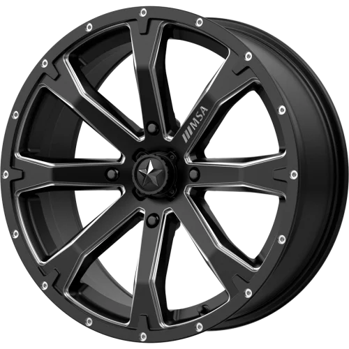 MSA M42 Bounty Satin Black 14x7 Wheel/Rim