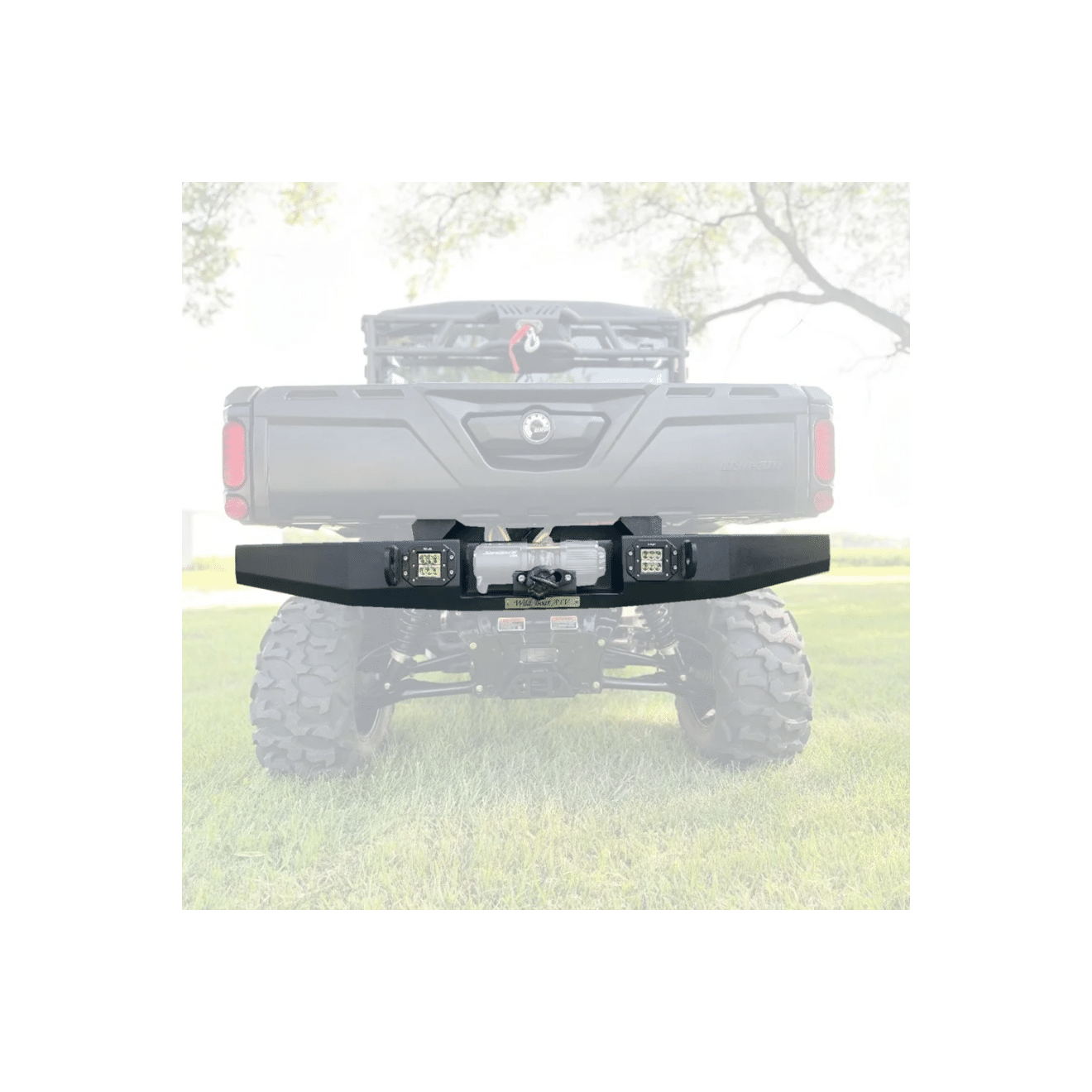 Defender Rear Winch Bumper - Heavy-Duty Construction