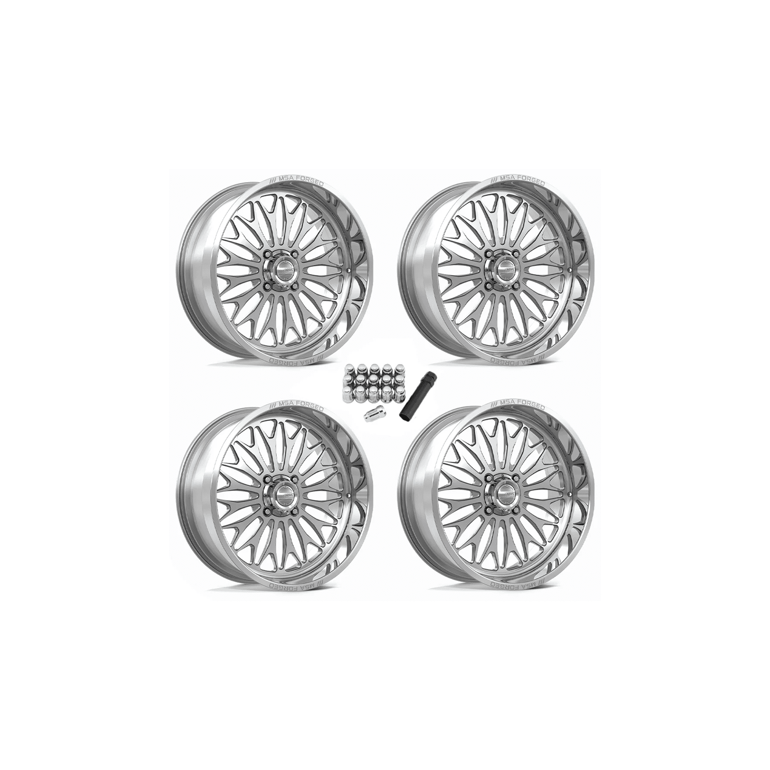MSA Shockwave Forged Wheels/Rims (Full Set) - Free Shipping